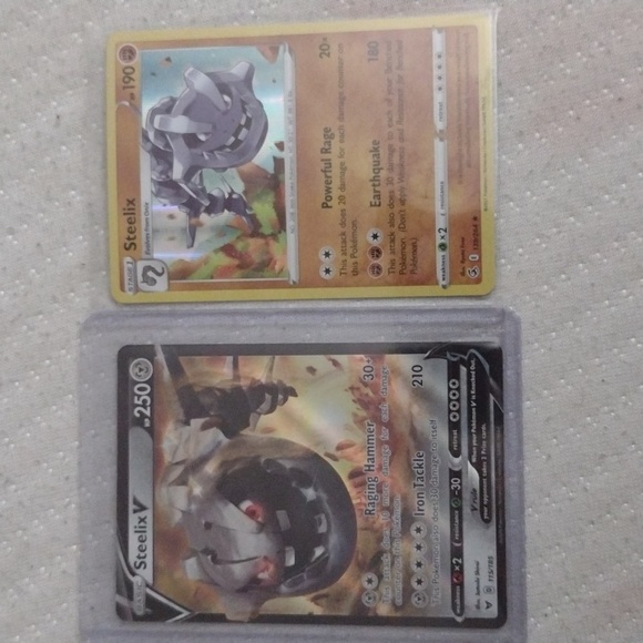 Pokemon | Toys | Pokemonsteelix V15 And Steelix139 Holographic Duo ...